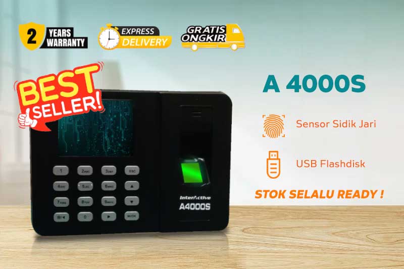 InterActive Mesin Absensi Fingerprint Sidik Jari & Mesin Absensi Wajah